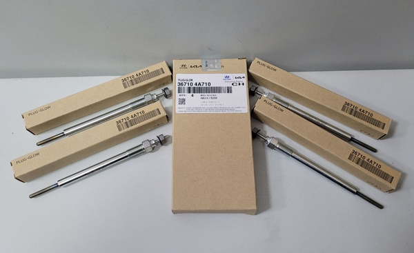 Комплект свечей накаливания Hyundai-KIA 367104A710 - купить по выгодным ...