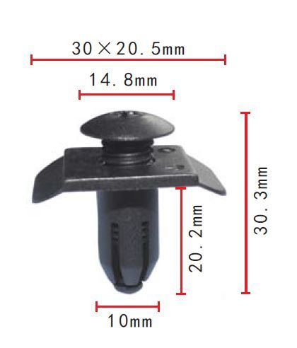 Фиксатор автомобильный, 20 шт. купить по выгодной цене в интернет ...