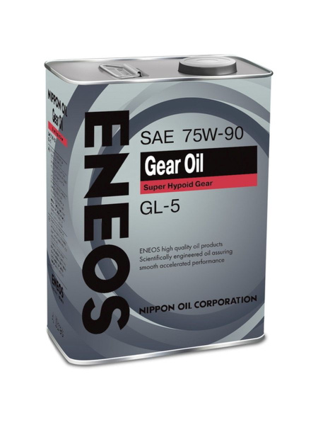 Масло трансмиссионное ENEOS Gear GL-5 75W90 4 л oil1370 - купить по ...