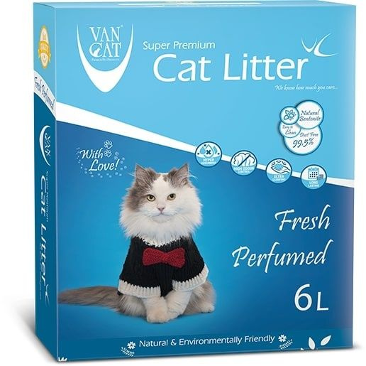 Van Cat Наполнитель Комкующийся 5100г. - купить с доставкой по выгодным ...