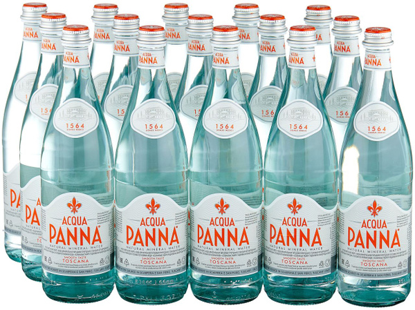 Вода минеральная Acqua Panna, негазированная, 750 мл х 15 шт - купить с ...