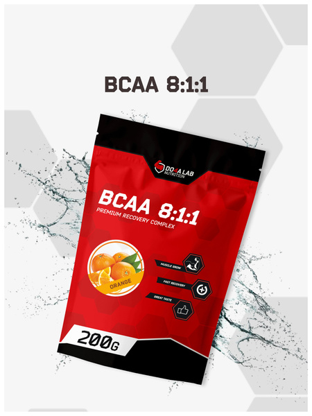 Do4a Lab Аминокислоты БЦАА BCAA 8-1-1 200g Апельсин - купить с ...