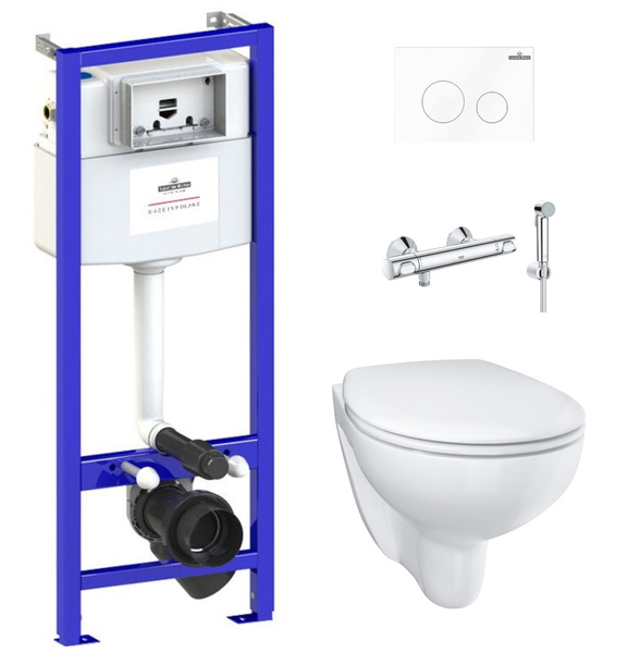 Комплект (унитаз + инсталляция) GROHE, направление выпуска ...