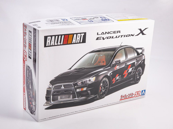 Сборная модель Mitsubishi Lancer Evolution X RalliArt '07 - купить с ...