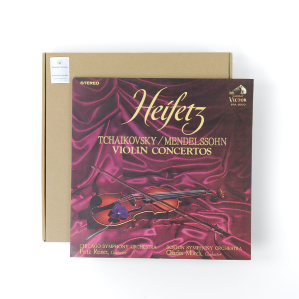 Виниловая Пластинка Heifetz: Tchaikovsky & Mendelssohn Violin Concertos ...