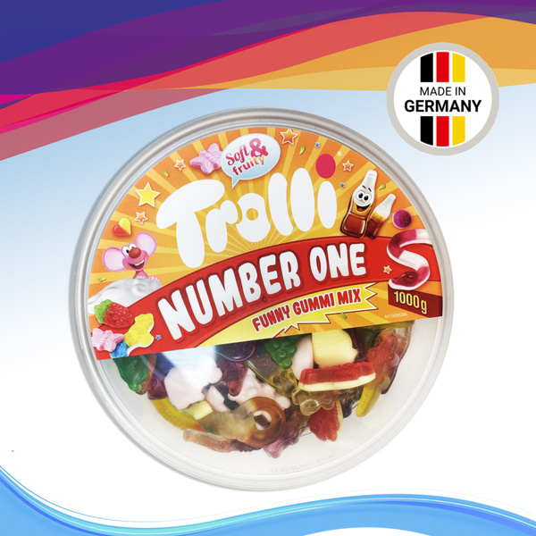 Мармелад Trolli Number One 1 КГ - купить с доставкой по выгодным ценам ...