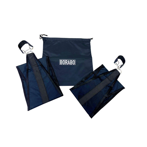 Тренировочные петли BORABO Петли Береша 2 шт подвесные для пресса с большими карабинами и ...