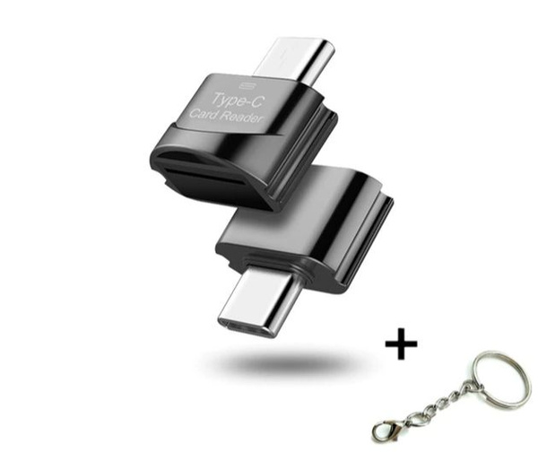 Картридер mini / microSD (Type-C), черный - купить с доставкой по выгодным ценам в интернет ...