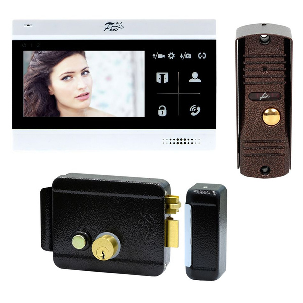 Видеодомофон FOX FX-VD5S-KIT, 480x272 купить по низким ценам в интернет ...