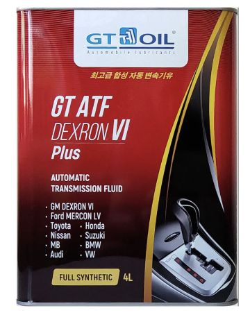Масло трансмиссионное GT ATF Dexron VI Plus, 4 л 8809059408520 - купить по выгодной цене в ...