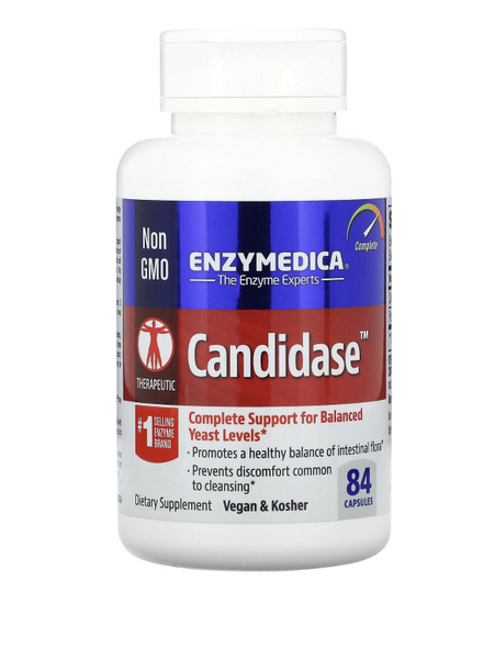 Enzymedica, Candidase, кандидаза, 84 капсулы - купить с доставкой по ...