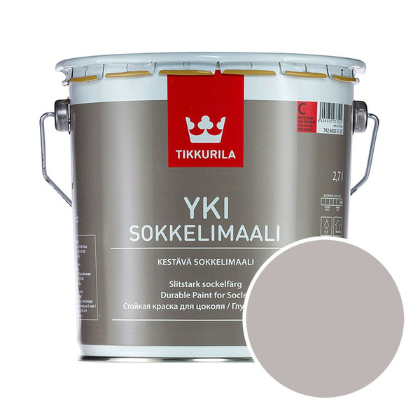 Краска Tikkurila TikTikkurila 9110yral7044A, серый металлик - купить в ...