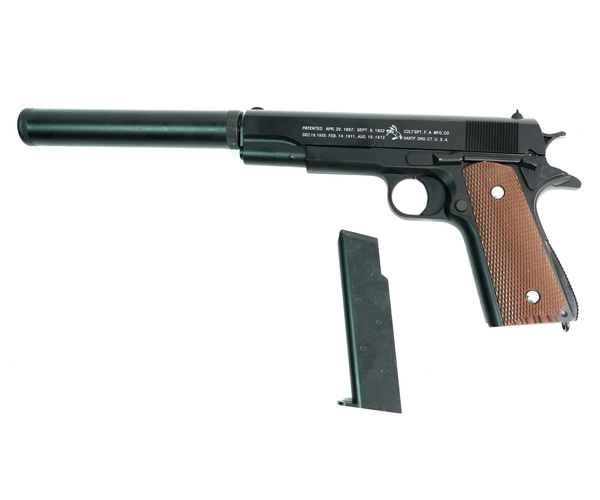 Характеристики Страйкбольный пистолет Shantou C.1911A+ (Colt 1911, с ...