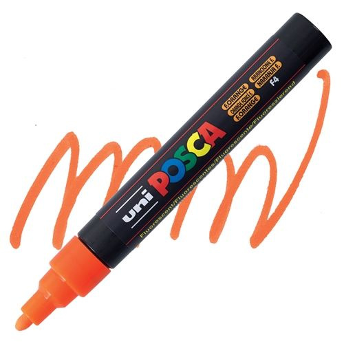 Акриловый Маркер для рисования и скетчинга Uni POSCA PC-5M, овальный ...