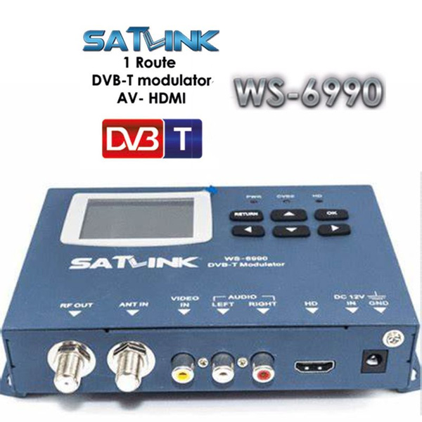 Satlink WS - 6990 H.264 Наземная модуляция 1 DVB - T RF модулятор / AV ...