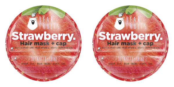 Bear Fruits Косметический набор: Маска для волос Strawberry, 20мл ...