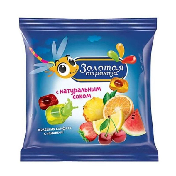 Конфеты желейные Золотая стрекоза, 500г (ВК281) - купить с доставкой по ...