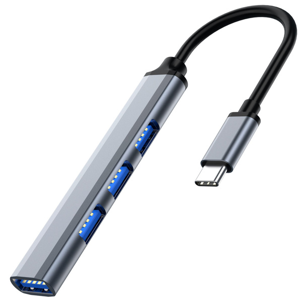 Разветвитель TYPE C / USB HUB / ЮСБ ХАБ "4 в 1" TELECOM Type C /4 х USB ...
