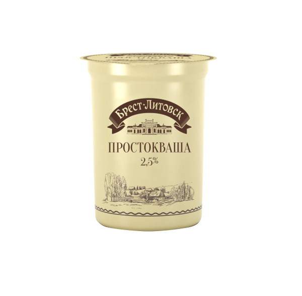 Простокваша Брест-Литовск 2,5%, 380 г - купить с доставкой по выгодным ...