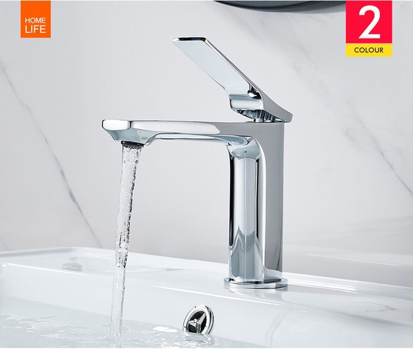 Смеситель Accoona для раковины A90122 Латунь Аэратор, Гибкая подводка ...