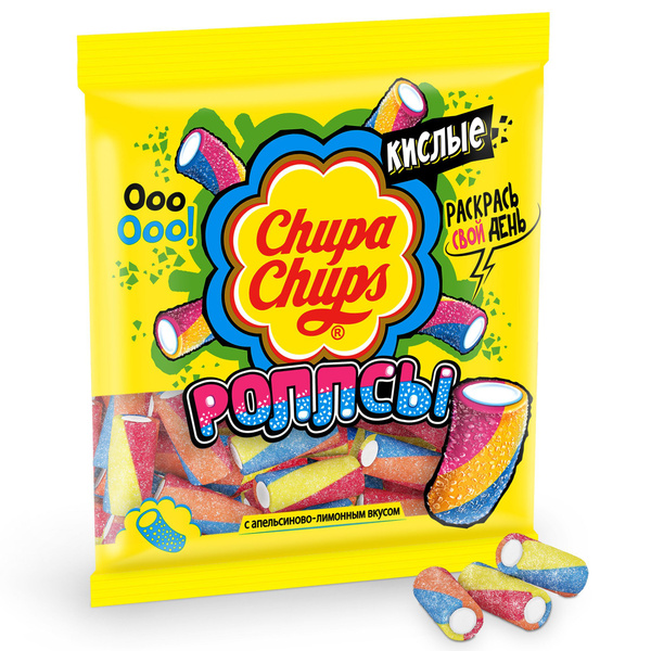 Мармелад Chupa Chups Трубочки мини жевательный 150 г - купить с ...