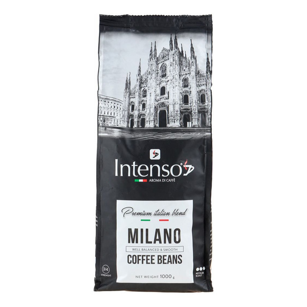Кофе Intenso Milano Blend в зернах 1 кг - купить с доставкой по ...