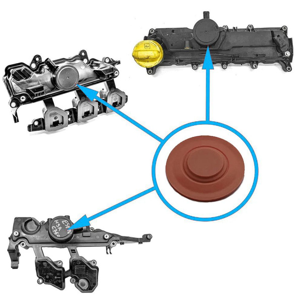 Мембрана маслоотделителя Renault, Nissan, Opel K9K 8200673395 ...