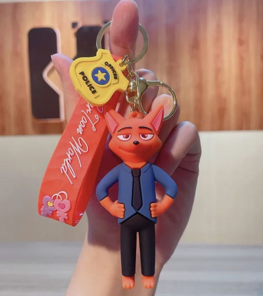 Брелок Зверополис/ Лис Ник Уайлд синий (CarToon World) - купить с ...