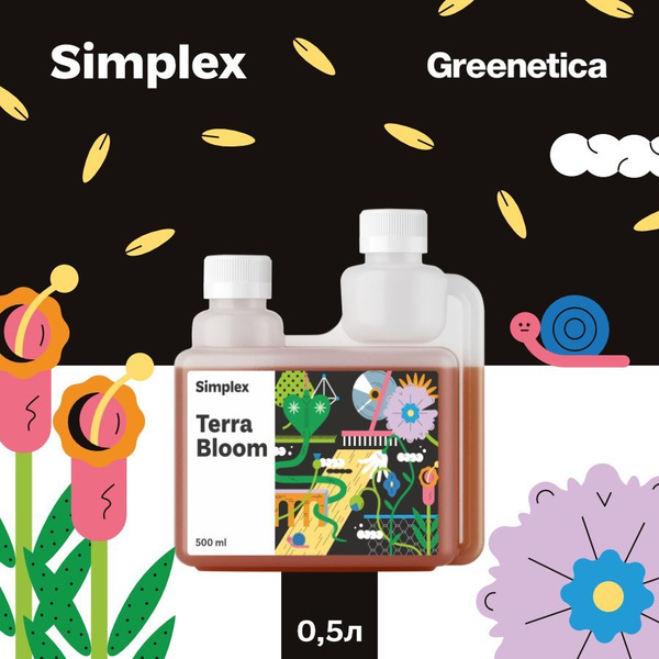 Удобрение Simplex Terra Bloom 0,5 л для почвы / Комплексное удобрение для цветения ...