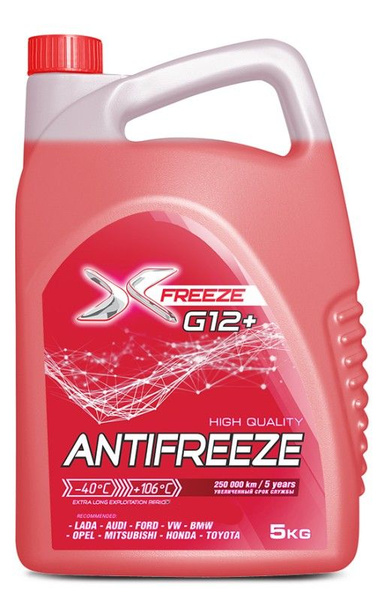 Антифриз X-Freeze 430140008, Готовый раствор купить по выгодной цене в интернет-магазине OZON ...