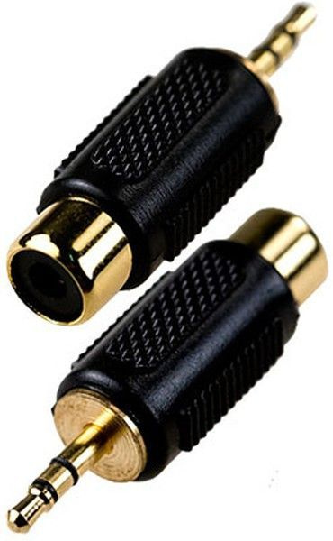 Переходник micro jack 2.5мм (штекер) стерео - RCA (гнездо) пластик ...