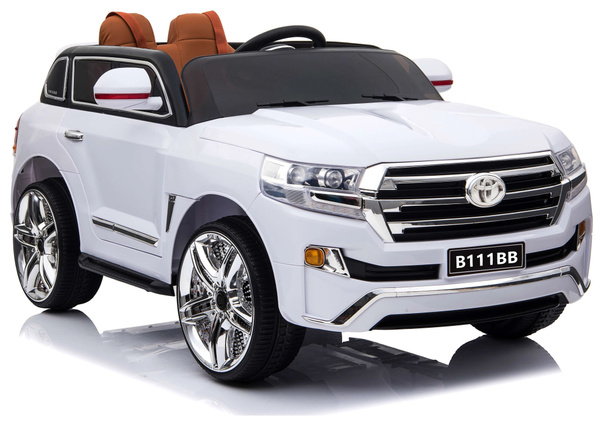Электромобиль детский Toyota Land Cruiser B111BB белый, с пультом ...