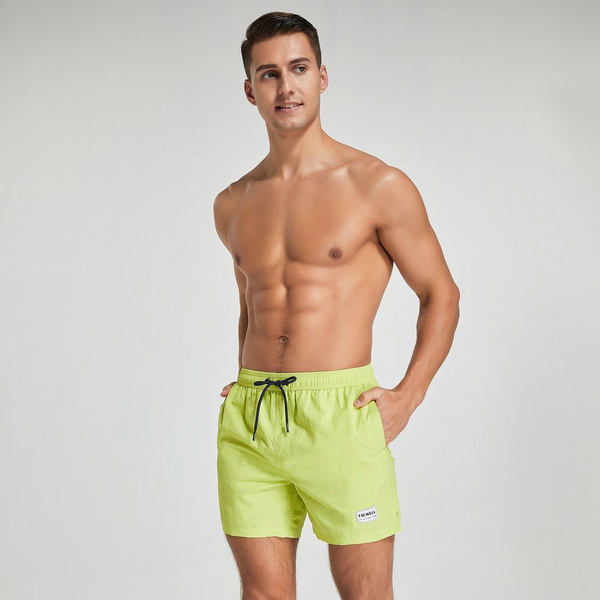 Шорты Мужской SYJWY Спортивный бледно-зеленый, размер 52 Полиэстер SUP-серфинг, Альпинизм, рост ...