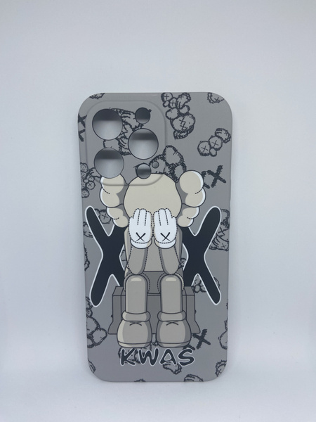 Светящийся силиконовый чехол Luxo Kaws с флуоресцентным рисунком для ...