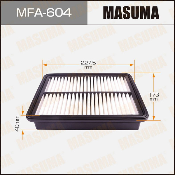 Фильтр воздушный Masuma MFA604 - купить по выгодным ценам в интернет ...