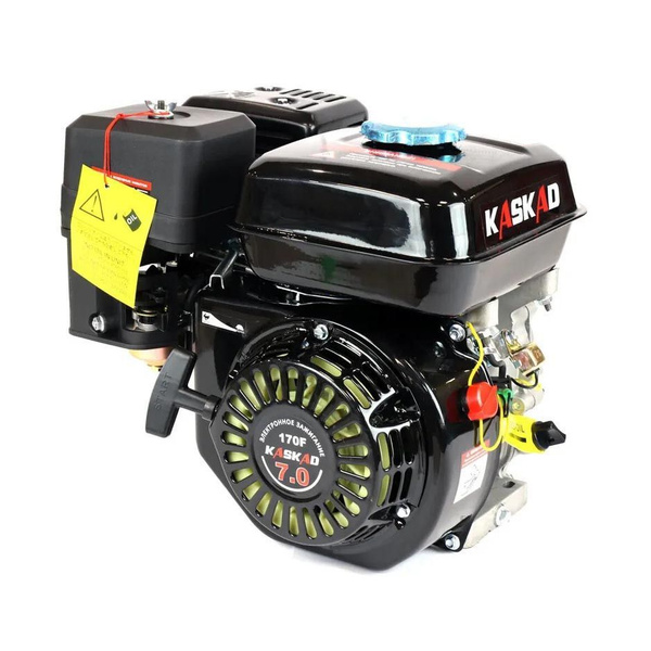 Двигатель бензиновый KASKAD 170F (7 л.с., 25 мм вал под шлицы, ручной стартер) купить на OZON по ...