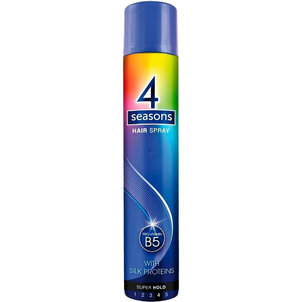 4 Seasons Hair Spray Pro-Vitamin B5 4 Super Hold Лак для волос с ...