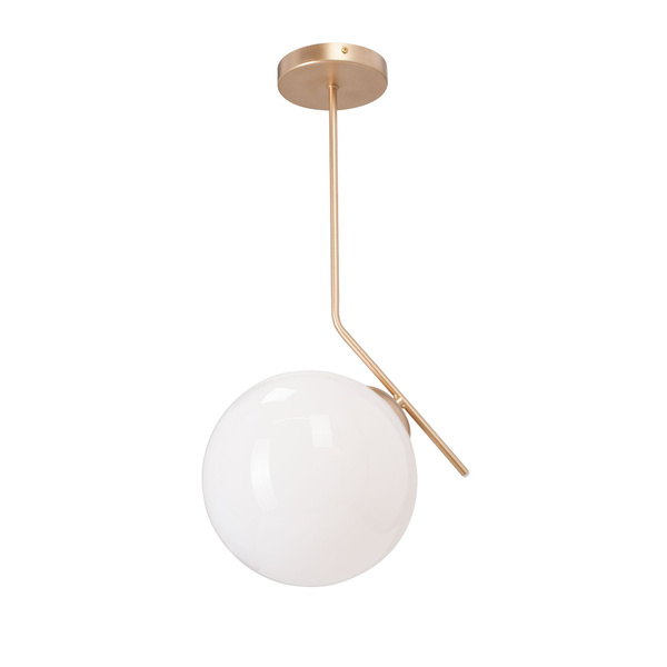 Люстра потолочная Vitaluce V29590-8/1PL, 1 лампа, E27 макс. 40Вт, плафон ПП, 3 м2, цвет золото ...