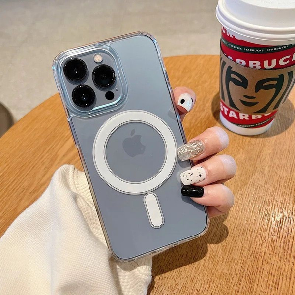 Чехол для IPhone 14 (на Айфон 14) Clear Case Magnetic / прозрачный ...