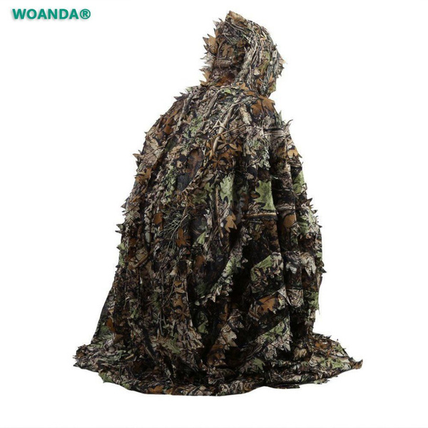 Маскировка для охоты WOANDA Маскировочная накидка, безрукавка 3D, цвет ...