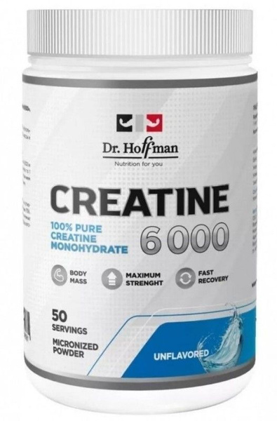 Dr.H Креатин в порошке Creatine 6000 мг Моногидрат 300 гр - купить с ...