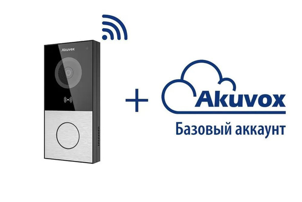 Видеодомофон Akuvox E12W купить по низким ценам в интернет-магазине OZON (754125571)