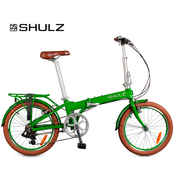 Складной велосипед Shulz Easy зелёный купить на OZON по низкой цене (388257925)