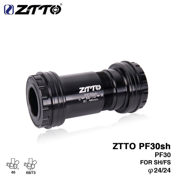 Каретка ZTTO PF30 Pressfit Threaded, вал 24mm (Shimano), резьбовой ...