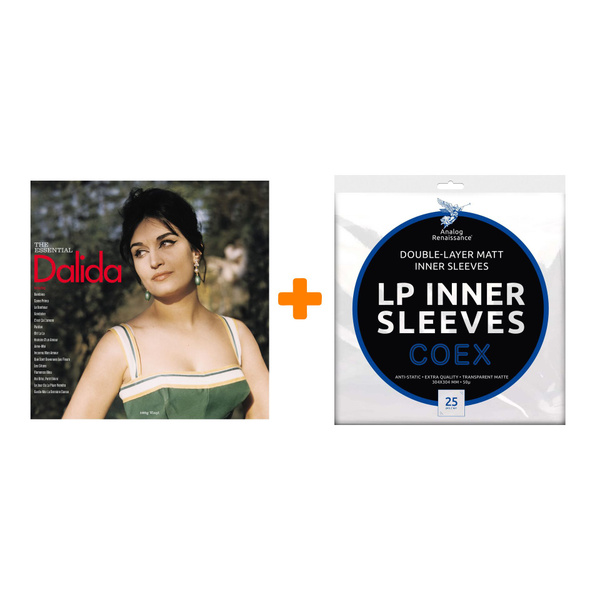 DALIDA The Essential LP + Конверты внутренние COEX для грампластинок 12" 25шт Набор - купить с ...