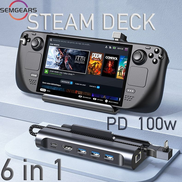Док станция для Steam Deck, ROG Ally, подставка - USB 3.0/ 4K 60HZ ...