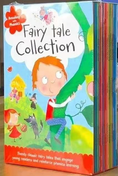 Reading with Phonics - Fairy Tale Children Story Book Collection (20 ...