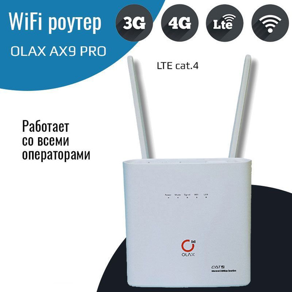 Роутер OLAX AX9 PRO, белый, 2.4 ГГц купить по низкой цене с доставкой в ...