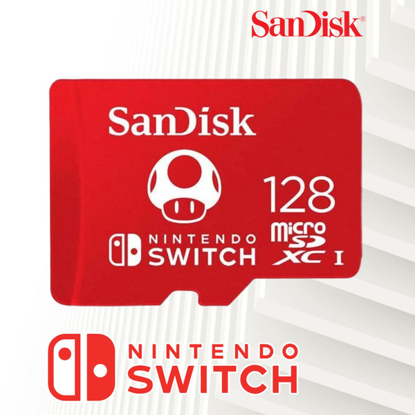 128Gb MicroSD SanDisk Nintendo Switch SDSQXAO 128G GNCZN OZON 272323160