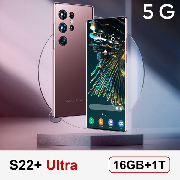Смартфон Мобильный S22 Ultra HD с 7,3-дюймовым большим экраном S8 Gen 1 ...